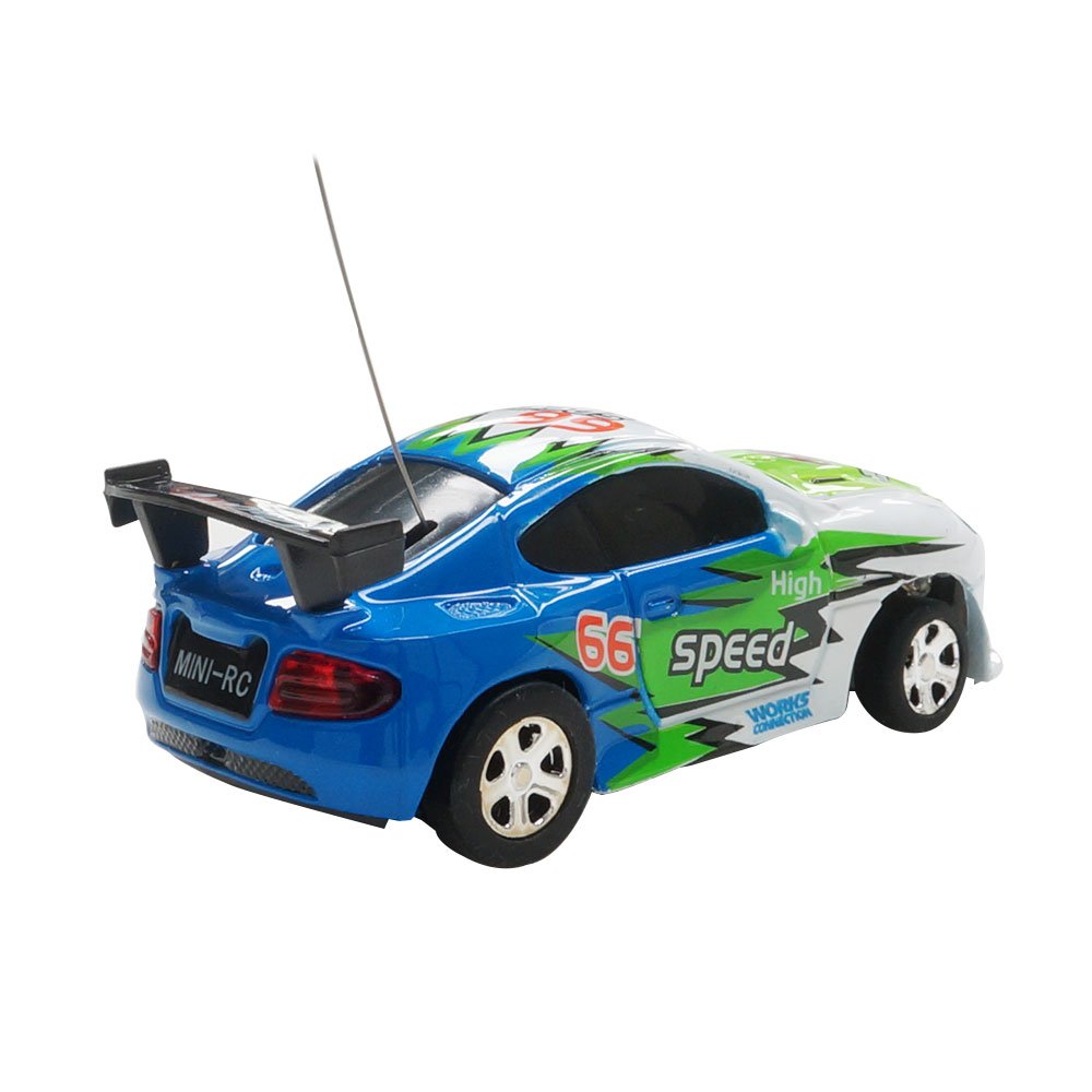 ARRIS Multicolor Coke Can Mini RC Radio Remote Control Micro Racing Car Hobby Vehicle Toy Gift (1pcs)