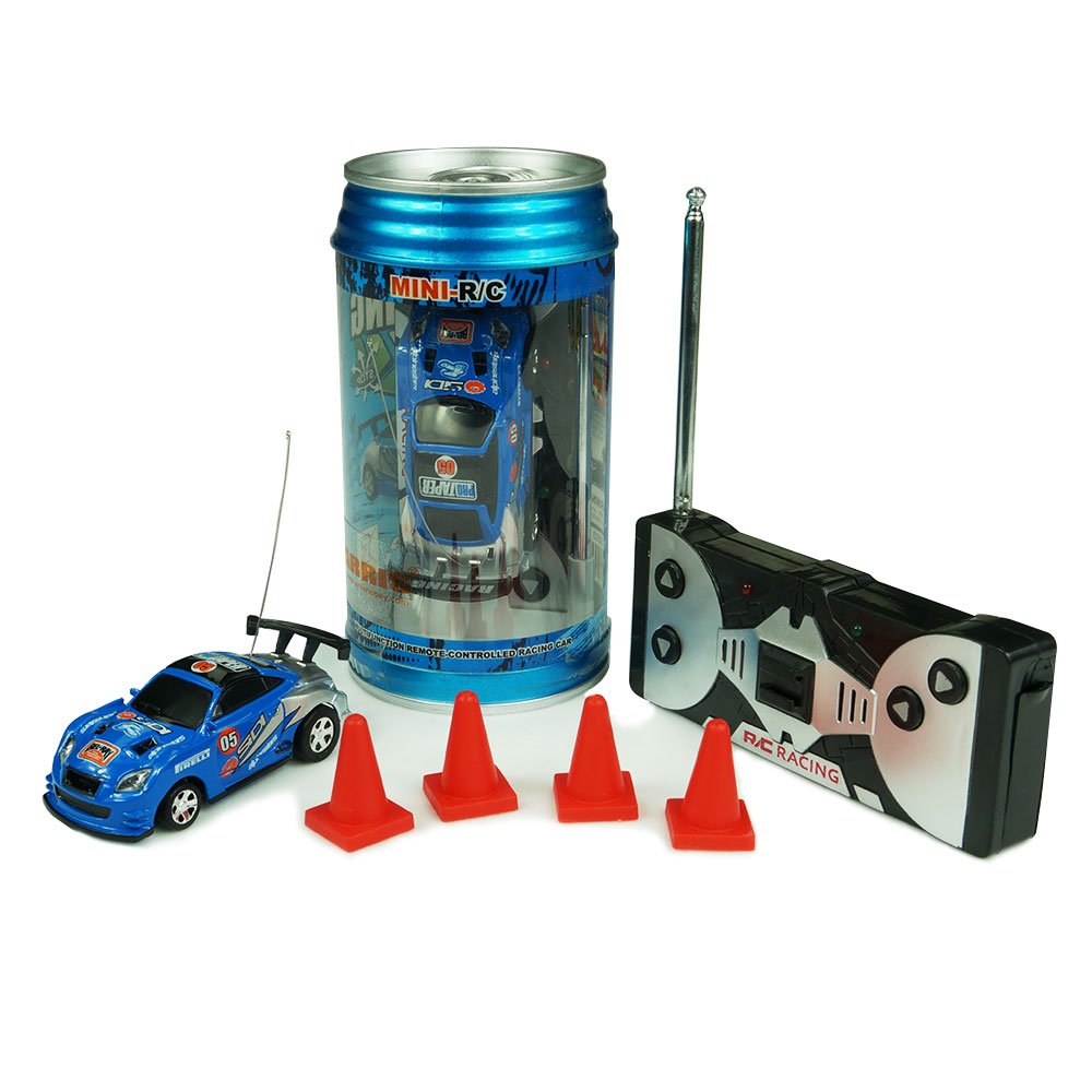 ARRIS Multicolor Coke Can Mini RC Radio Remote Control Micro Racing Car Hobby Vehicle Toy Gift (1pcs)