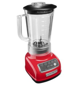 kitchenaid rksb1570er 5-speed blender with 56-ounce bpa-free pitcher - empire red (renewed)