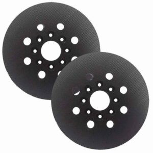 Superior Pads and Abrasives RSP42 5 inch Diameter 8 Vacuum Holes Hook and Loop Sanding Pad Replaces Bosch 2610955945 and RS034 2 PER PACK