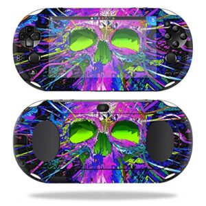 mightyskins skin compatible with sony ps vita (wi-fi 2nd gen) wrap cover sticker skins hard wired