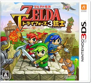 the legend of zelda triforce 3 musketeers [region locked / not compatible with north american nintendo 3ds] [japan] [nintendo 3ds]