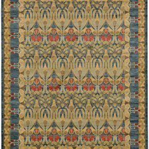 Unique Loom Edinburgh Collection Area Rug - Canmore (10'x 13' 1" Rectangle, Navy Blue/ Tan)