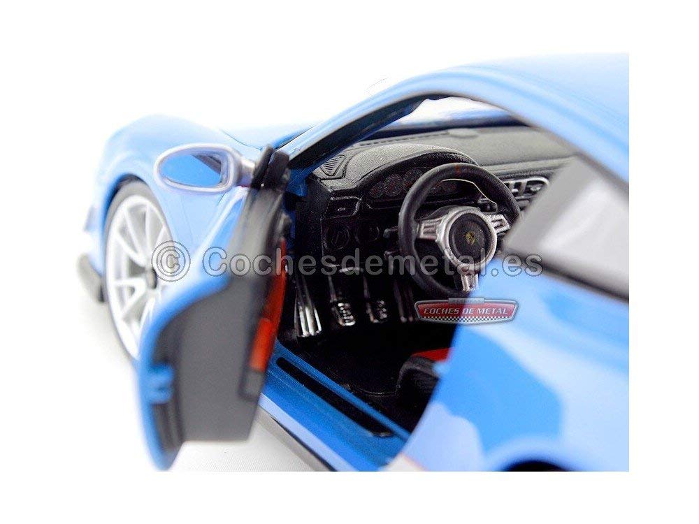 Bburago 11036BL Porsche 911 GT3 RS 4.0 Blue 1/18 Diecast Car Model