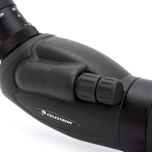 Celestron – TrailSeeker 80mm Angled Spotting Scope – Fully Multi-Coated XLT Optics – 20-60x Zoom Eyepiece – Waterproof & Fogproof – Rubber Armored