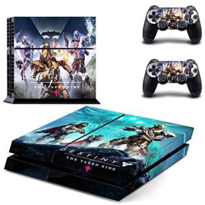 lucky store brand new destiny the taken king designed skin sticker decals for sony ps4 playstation 4 console and 2 controllers skin covers