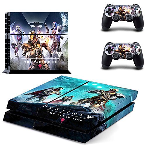 Lucky Store Brand New Destiny The Taken King Designed Skin Sticker Decals for Sony PS4 PlayStation 4 Console and 2 Controllers Skin Covers