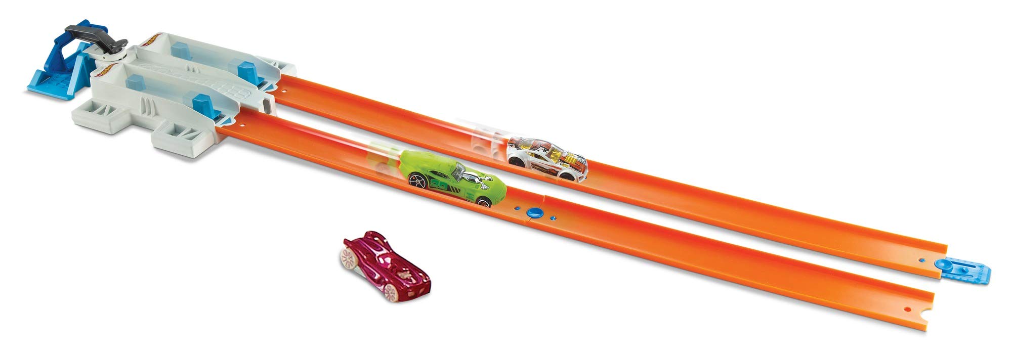 Hot Wheels Track Builder 2-Lane Launcher Playset