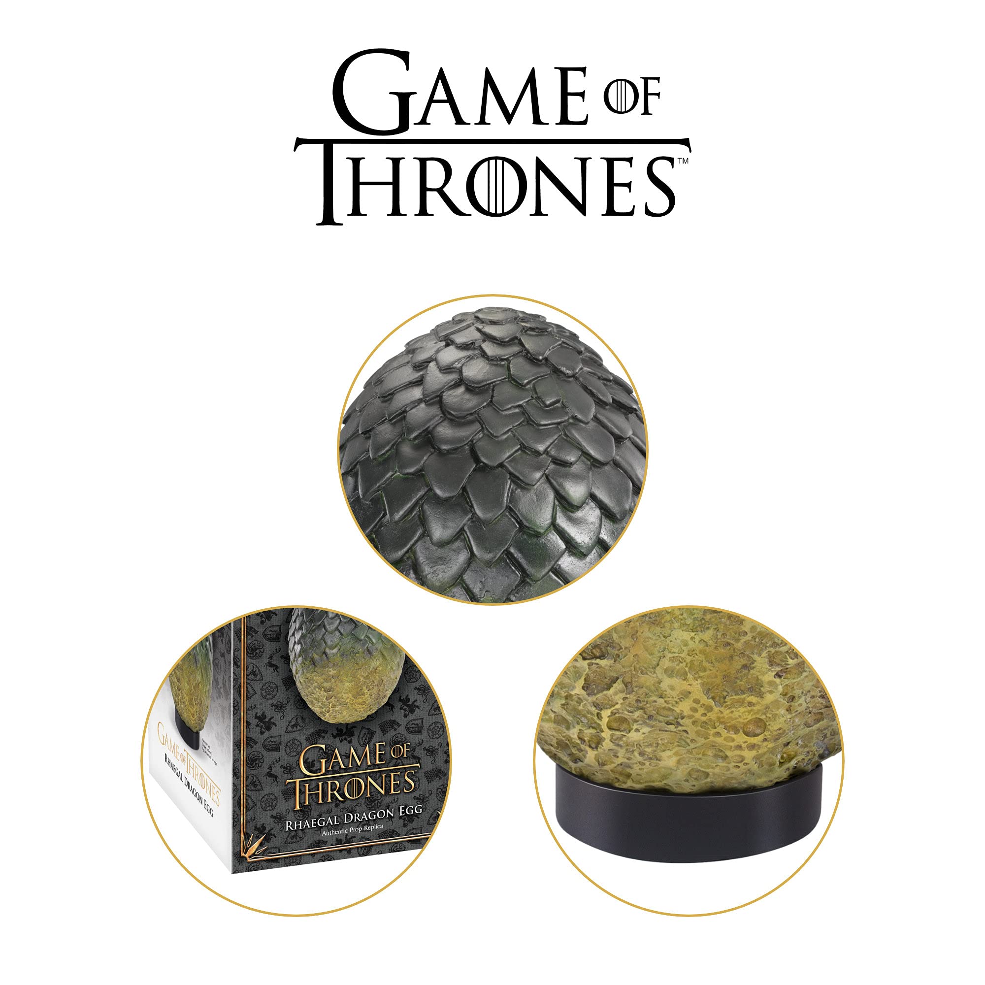 The Noble Collection Game of Thrones Rhaegal Egg - Green