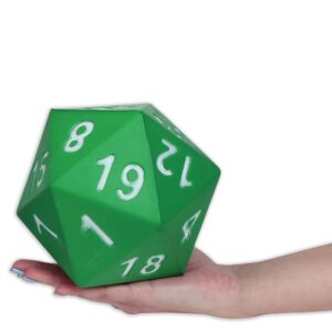 Learning Advantage Jumbo Polyhedra Die - 20 Sides - Large, Foam Dice for Games - Teach Numbers, Probability, Addition and Subtraction