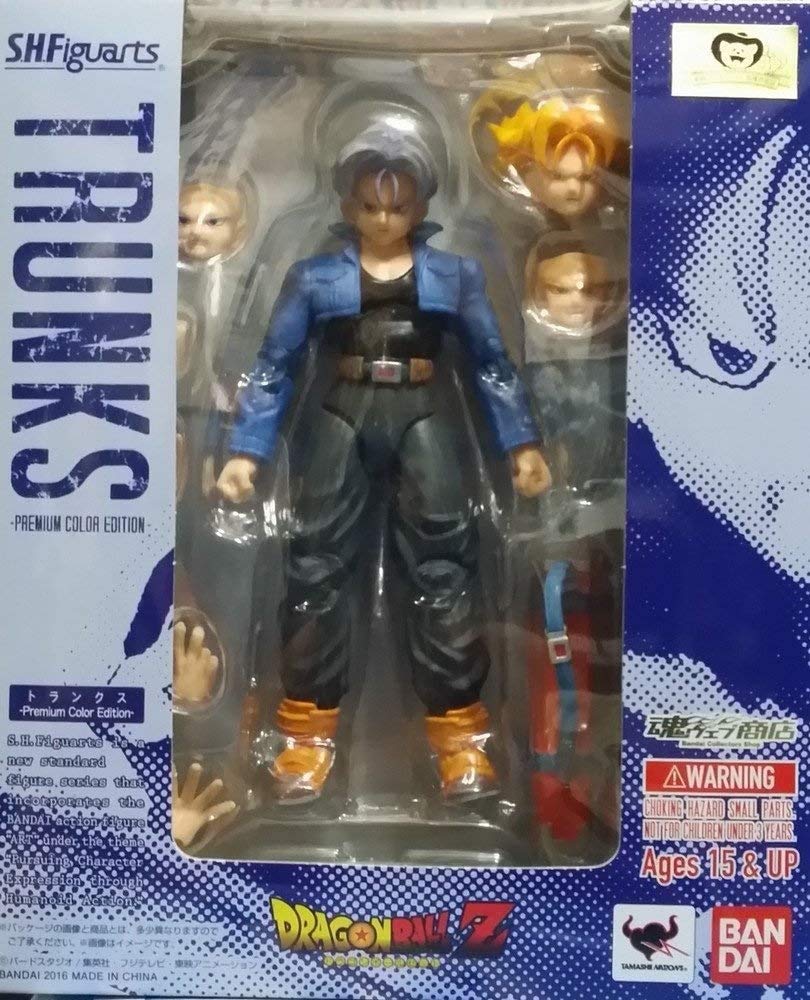 Dragon Ball Z Super Saiyan Trunks S.H.Figuarts Premium Color Ver. Action Figure