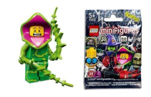 lego minifigs [series 14] plant monster ¦ bonus (one mini fig head) with