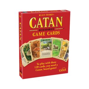 catan replacement game cards - complete set of 120 game cards for use with the catan board game (sold separately), official board game accessories made by catan studio