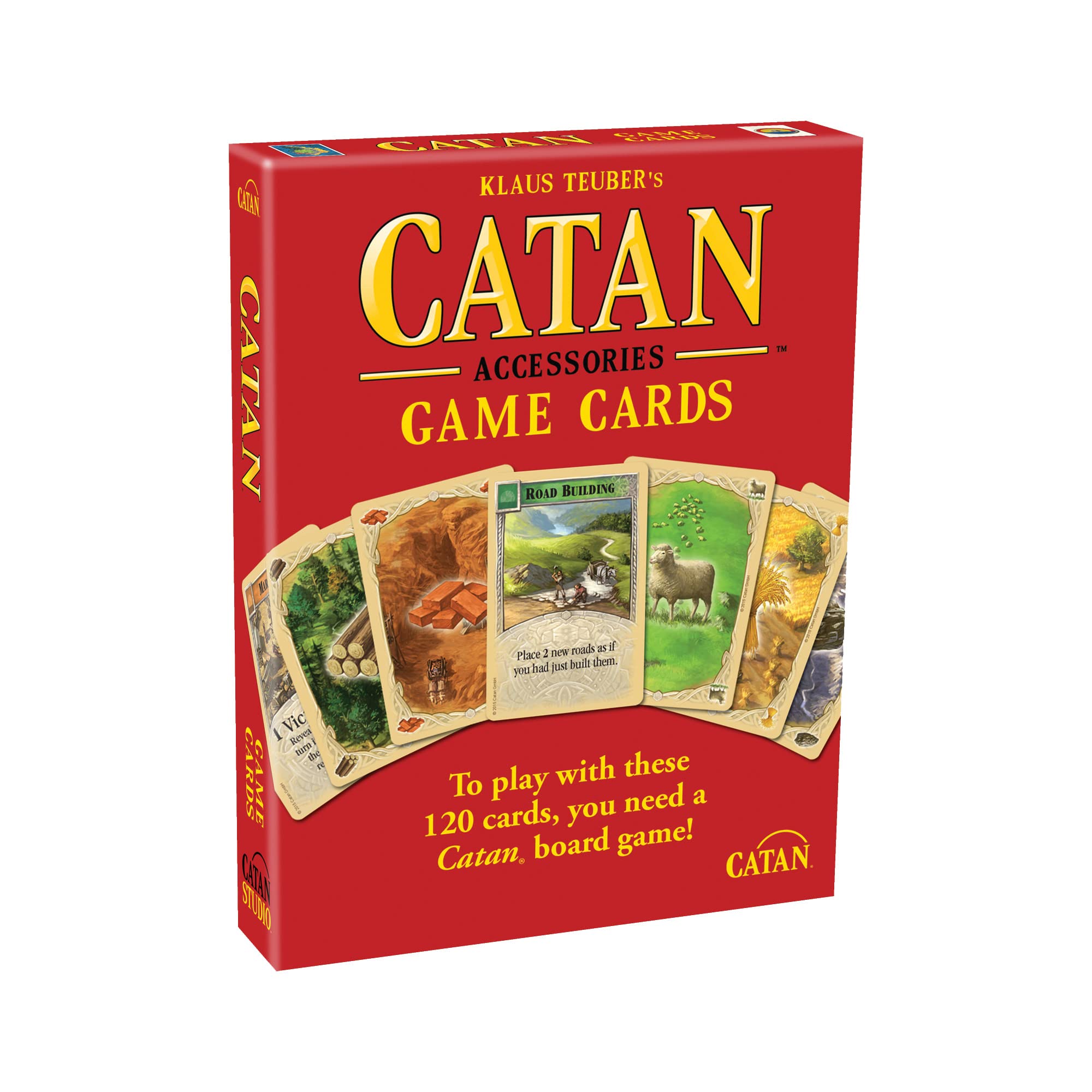 CATAN Replacement Game Cards - Complete Set of 120 Game Cards for Use with the CATAN Board Game (Sold Separately), Official Board Game Accessories Made by CATAN Studio