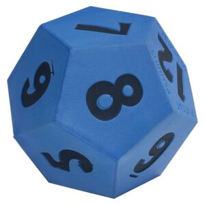 learning advantage - jumbo 12-sided foam die, 12 sided die