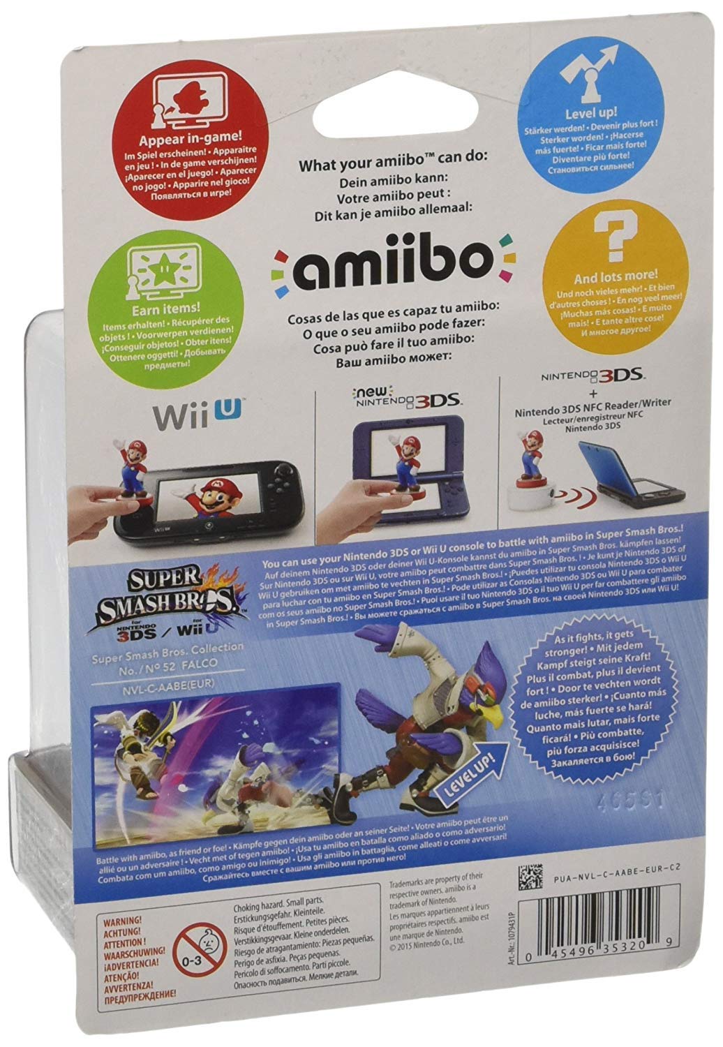 Falco No.52 amiibo (Nintendo Wii U/3DS) European Version