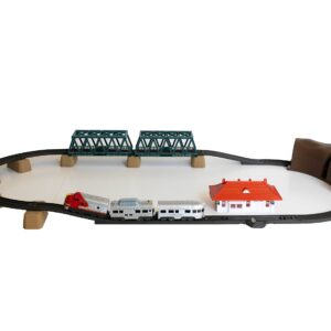 LEC USA 1950 Santa Fe Super Chief F7 EMD Battery Operated Train Set