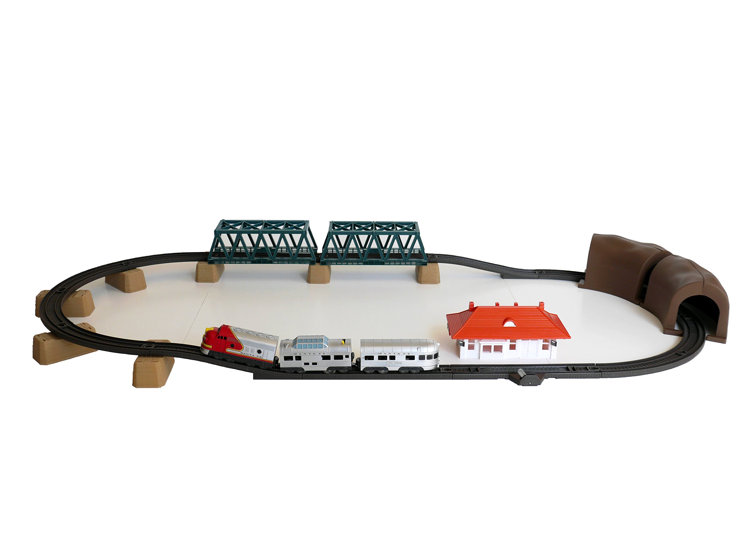 LEC USA 1950 Santa Fe Super Chief F7 EMD Battery Operated Train Set