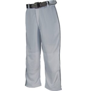 franklin sports relaxed fit youth baseball pants, gray, small