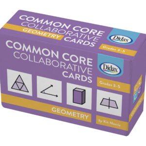 Didax Educational Resources Common Core Collaborative Cards-Geometry