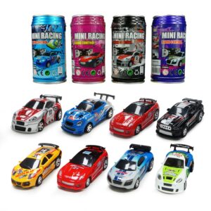 arris multicolor coke can mini rc radio remote control micro racing car hobby vehicle toy gift (1pcs)