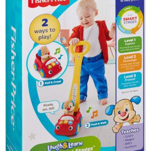 Fisher-Price Laugh & Learn Puppy's Smart Stages Push Car