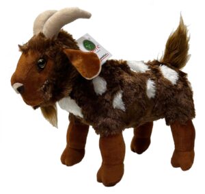 adore 15" standing mocha the spotted goat plush stuffed animal toy