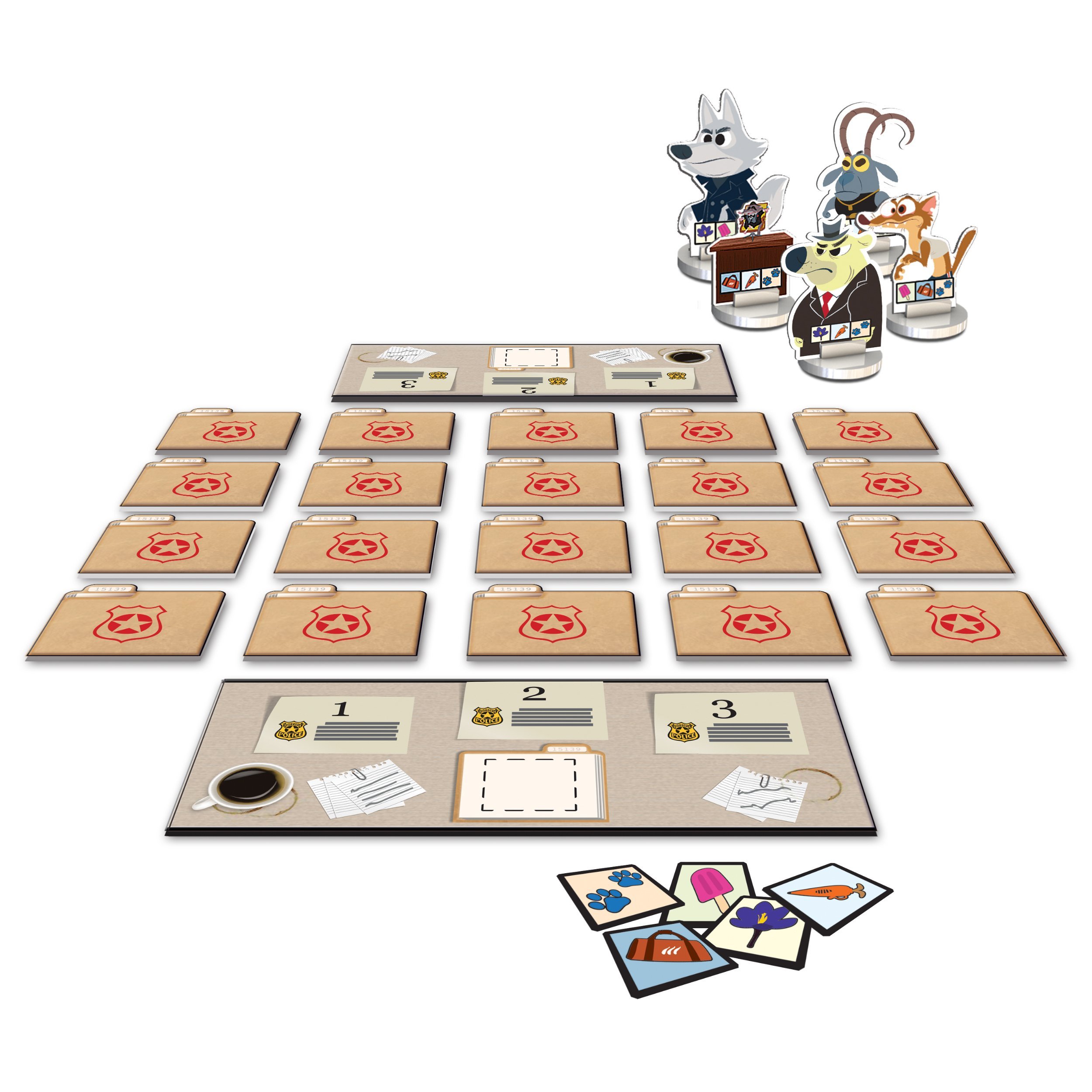 Zootopia Zoo Clues Board Game