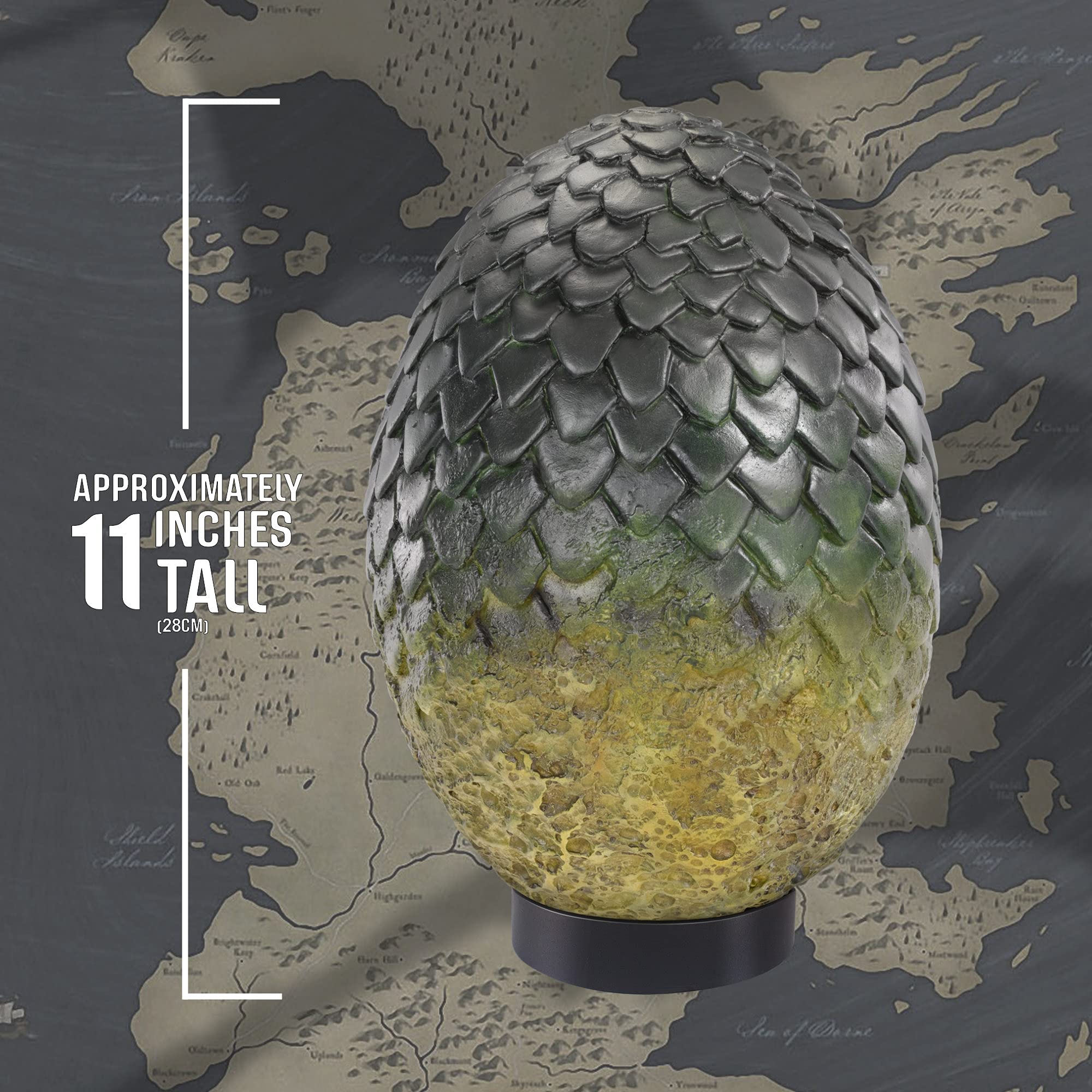 The Noble Collection Game of Thrones Rhaegal Egg - Green