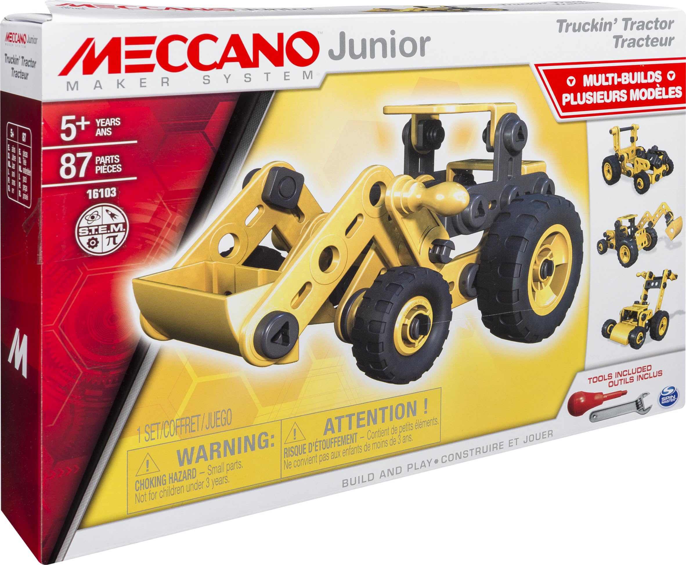 Meccano-Erector Junior, Truckin' Tractor, 4 Model Building Kit