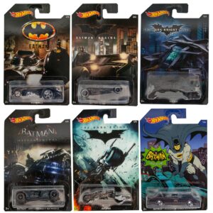 Hot Wheels, 2015 Batman, Bundle Set of 6 Exclusive Die-Cast Vehicles