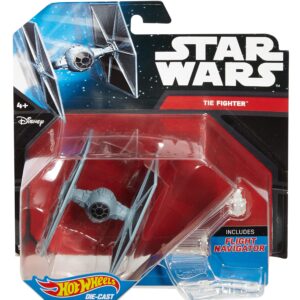 Hot Wheels Star Wars Starship Grey TIE Fighter Vehicle