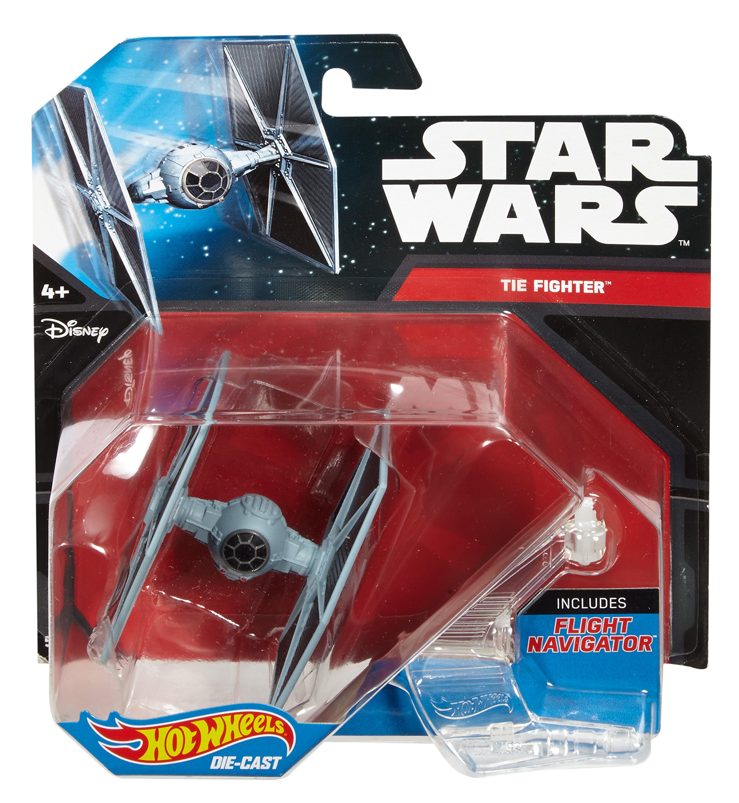 Hot Wheels Star Wars Starship Grey TIE Fighter Vehicle