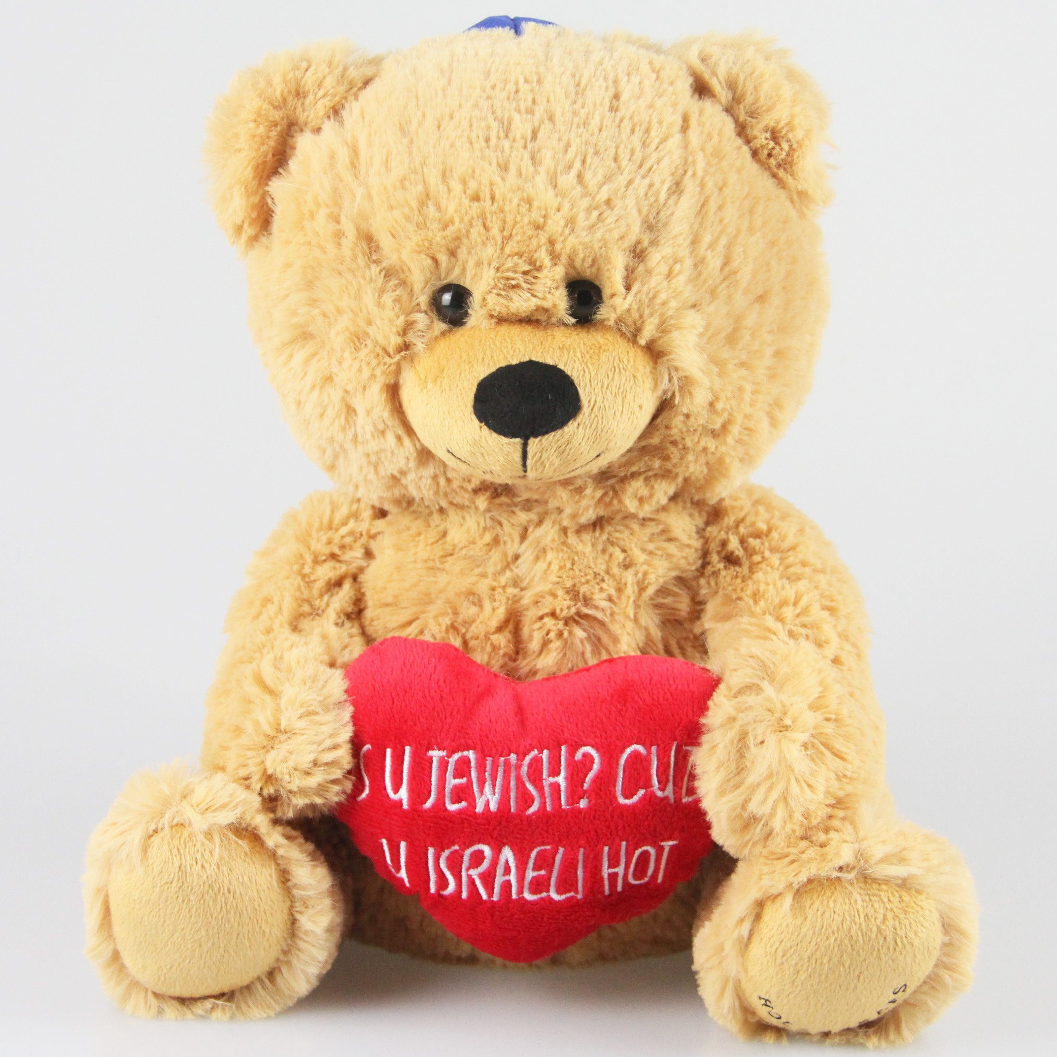 Hollabears 10" is U Jewish? Cuz U Israeli Hot Teddy Bear Hanukkah Plush