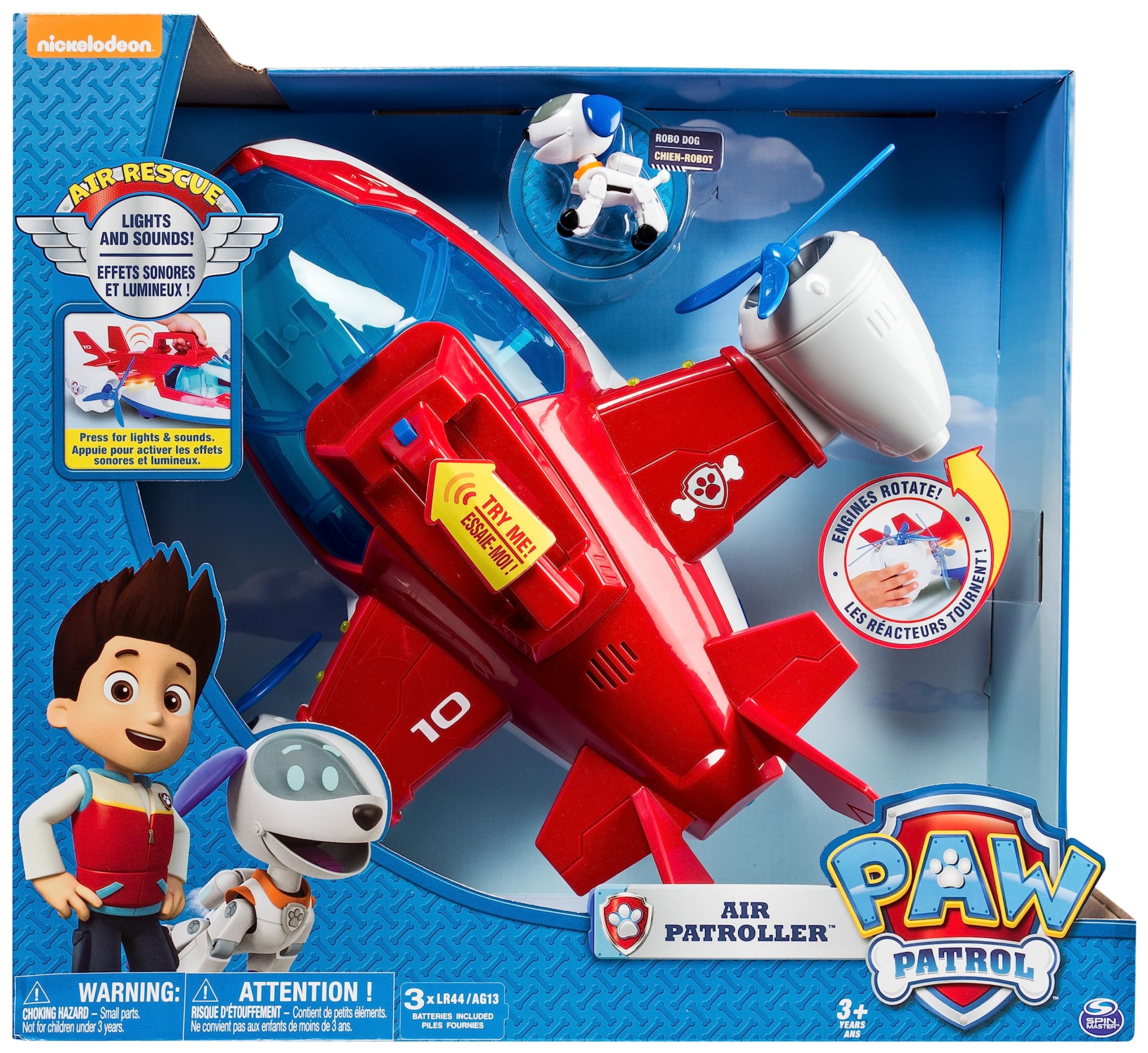 Paw Patrol, Lights and Sounds Air Patroller Plane