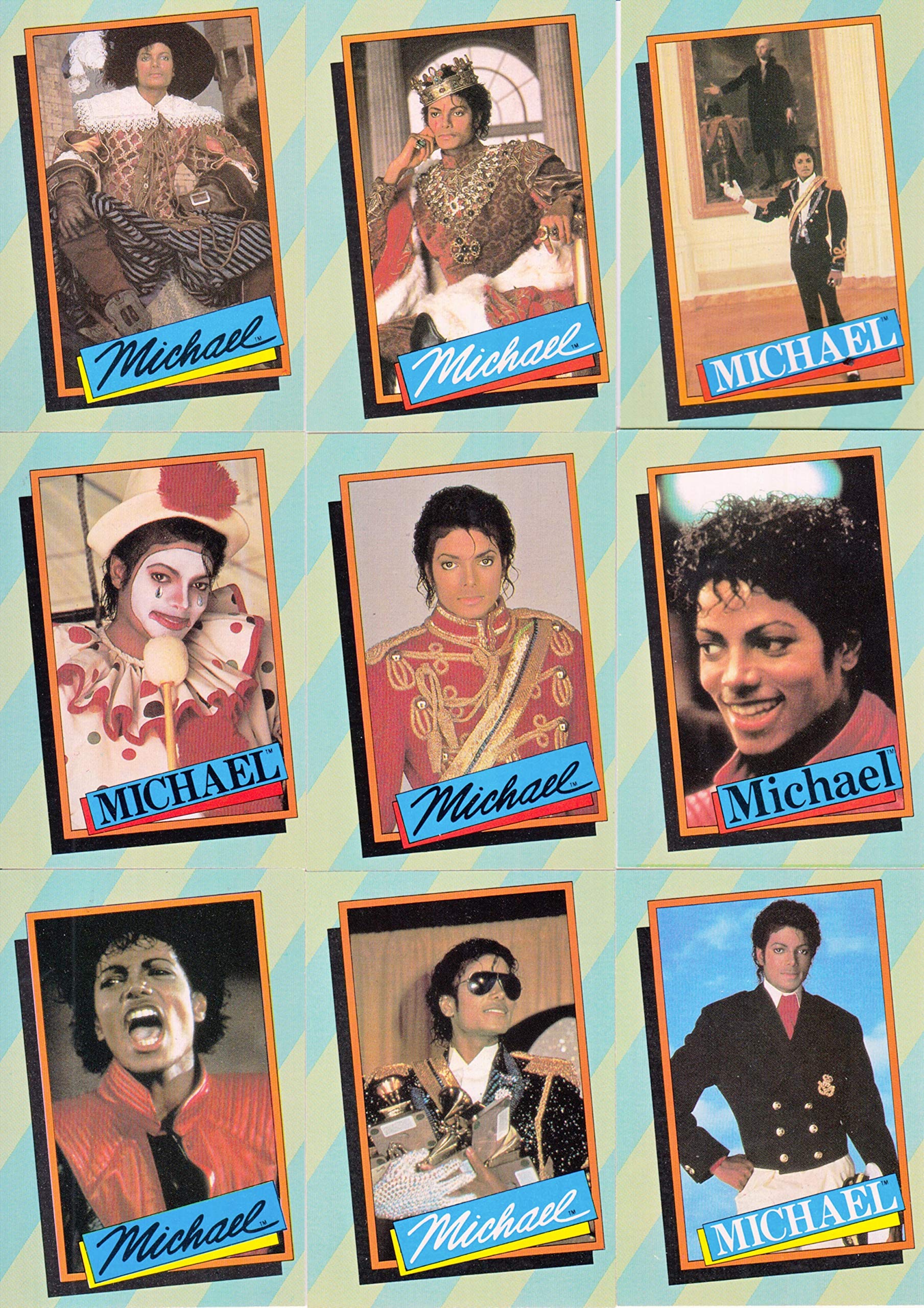 Michael Jackson Series 2 1984 Topps Complete Base Card Set of 33 No Stickers MU