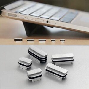 baseqi aluminum dust plugs (ihut) for macbook pro retina 13" & 15"