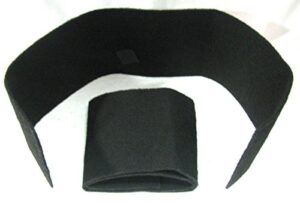 2 carbon pre filter wraps for filter queen air defender with fasteners