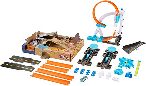 Hot Wheels DLF28 Track Builder System Stunt Kit Playset [Amazon Exclusive]