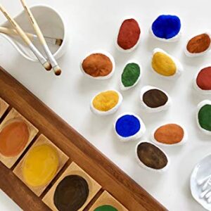 The Natural Earth Paint Kit | Non- Toxic | Made for Kids | Vegan | 6 Bright Colors | All Ages