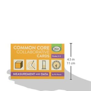 Didax Educational Resources Common Core Collaborative Cards-Measurement and Data