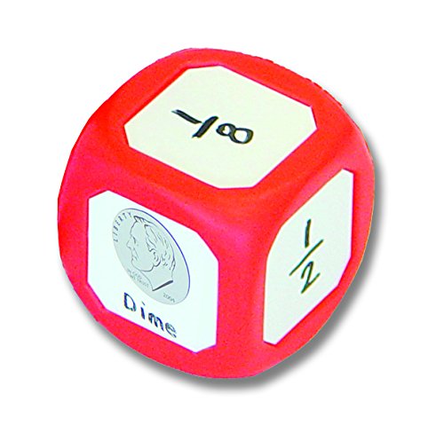 Learning Advantage Write-On Wipe-Off Dice - 2" - Set of 4 - Magnetic Dry Erase Dice