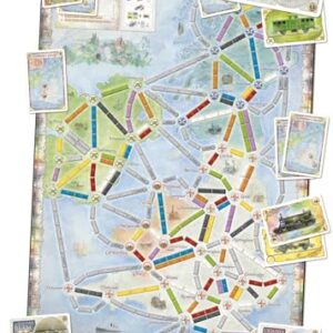 Ticket to Ride United Kingdom + Pennsylvania Board Game EXPANSION - Strategy Game, Family Game for Kids & Adults, Ages 8+, 2-5 Players, 30-60 Minute Playtime, Made by Days of Wonder