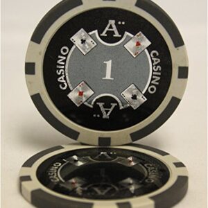 MRC 1000 pcs Ace Casino Poker Chips Set with Aluminum Case Custom Build