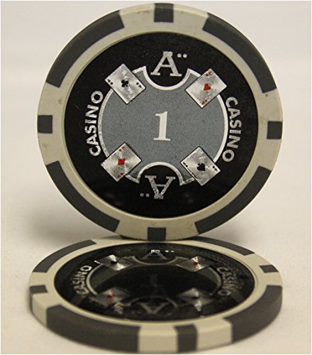 MRC 1000 pcs Ace Casino Poker Chips Set with Aluminum Case Custom Build