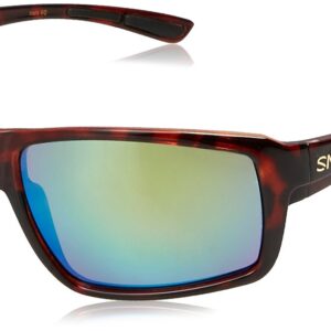 Smith Optics Colson Sunglasses, Tortoise Frame, Polar Green Mirror Techlite Glass Lenses