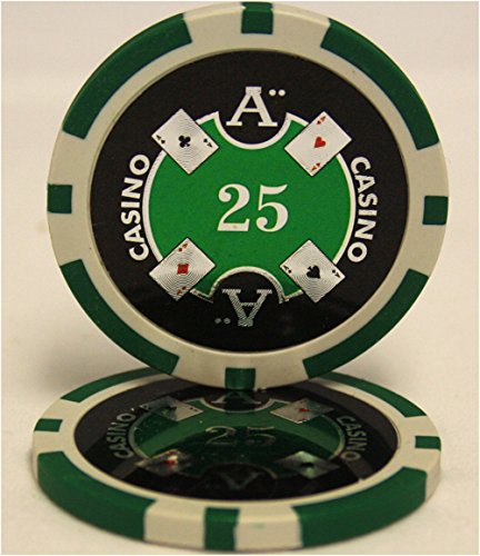 MRC 1000 pcs Ace Casino Poker Chips Set with Aluminum Case Custom Build