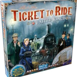 Ticket to Ride United Kingdom + Pennsylvania Board Game EXPANSION - Strategy Game, Family Game for Kids & Adults, Ages 8+, 2-5 Players, 30-60 Minute Playtime, Made by Days of Wonder