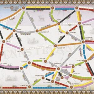 Ticket to Ride United Kingdom + Pennsylvania Board Game EXPANSION - Strategy Game, Family Game for Kids & Adults, Ages 8+, 2-5 Players, 30-60 Minute Playtime, Made by Days of Wonder