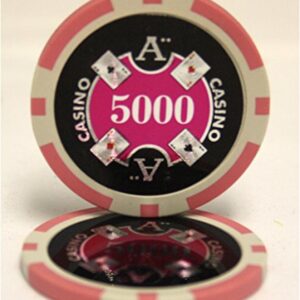 MRC 1000 pcs Ace Casino Poker Chips Set with Aluminum Case Custom Build